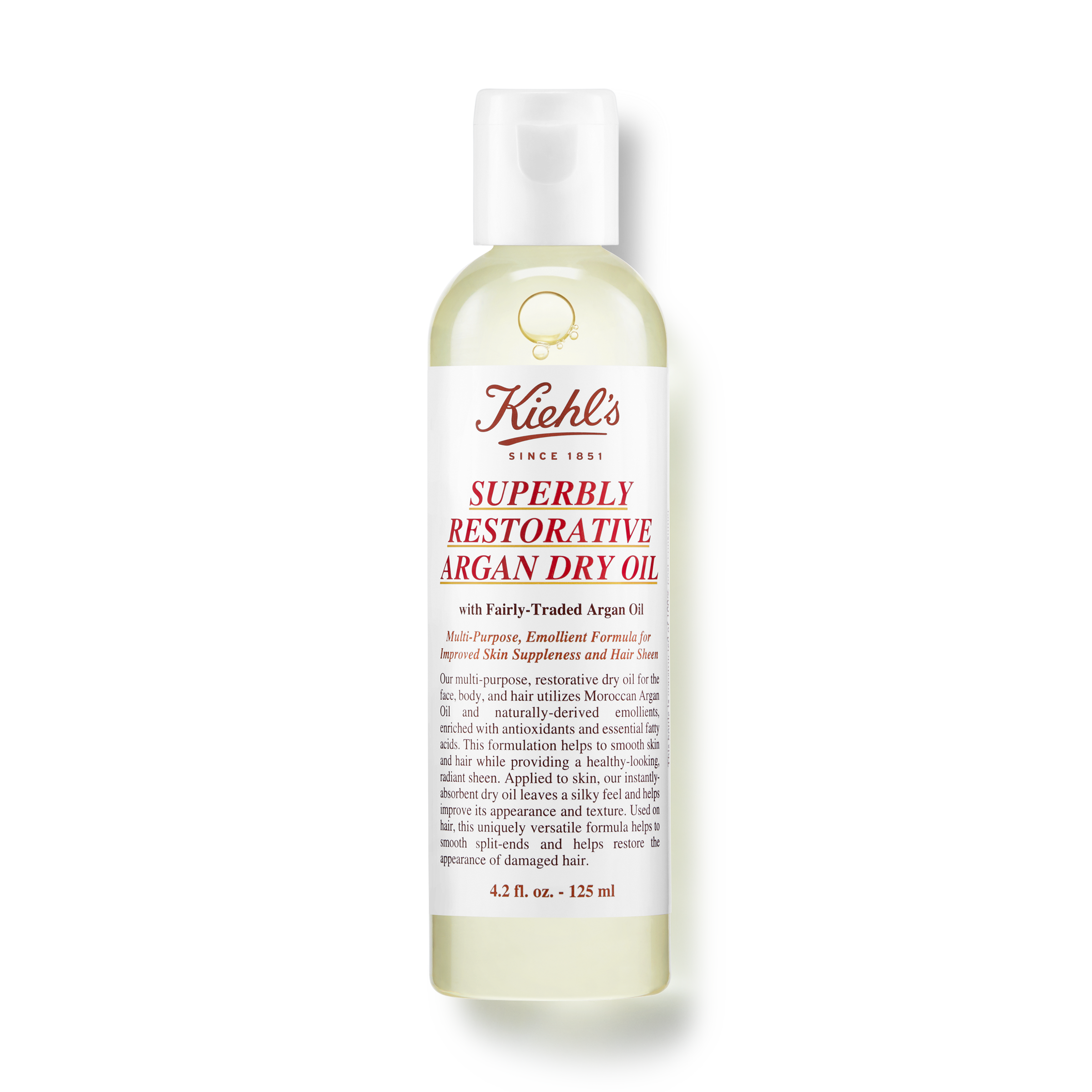 Superbly Restorative Dry Oil, Skincare and Body Formulations - Kiehl's ...
